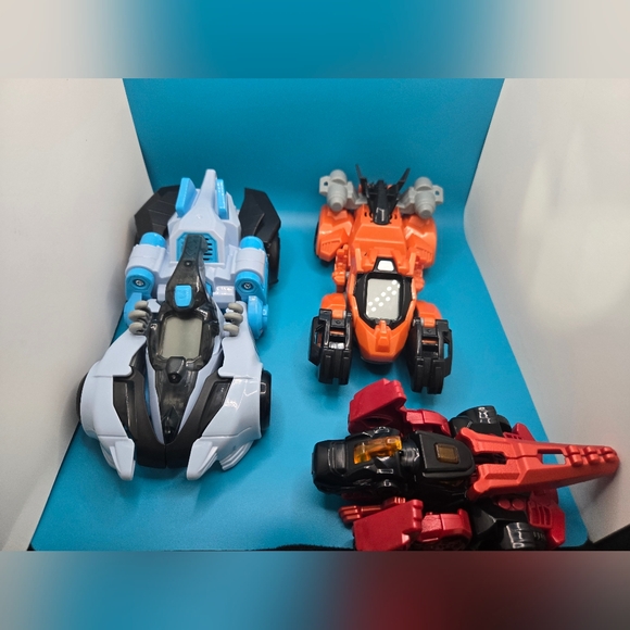 Toys | Car Toy Set Blue Orange Red | Poshmark
